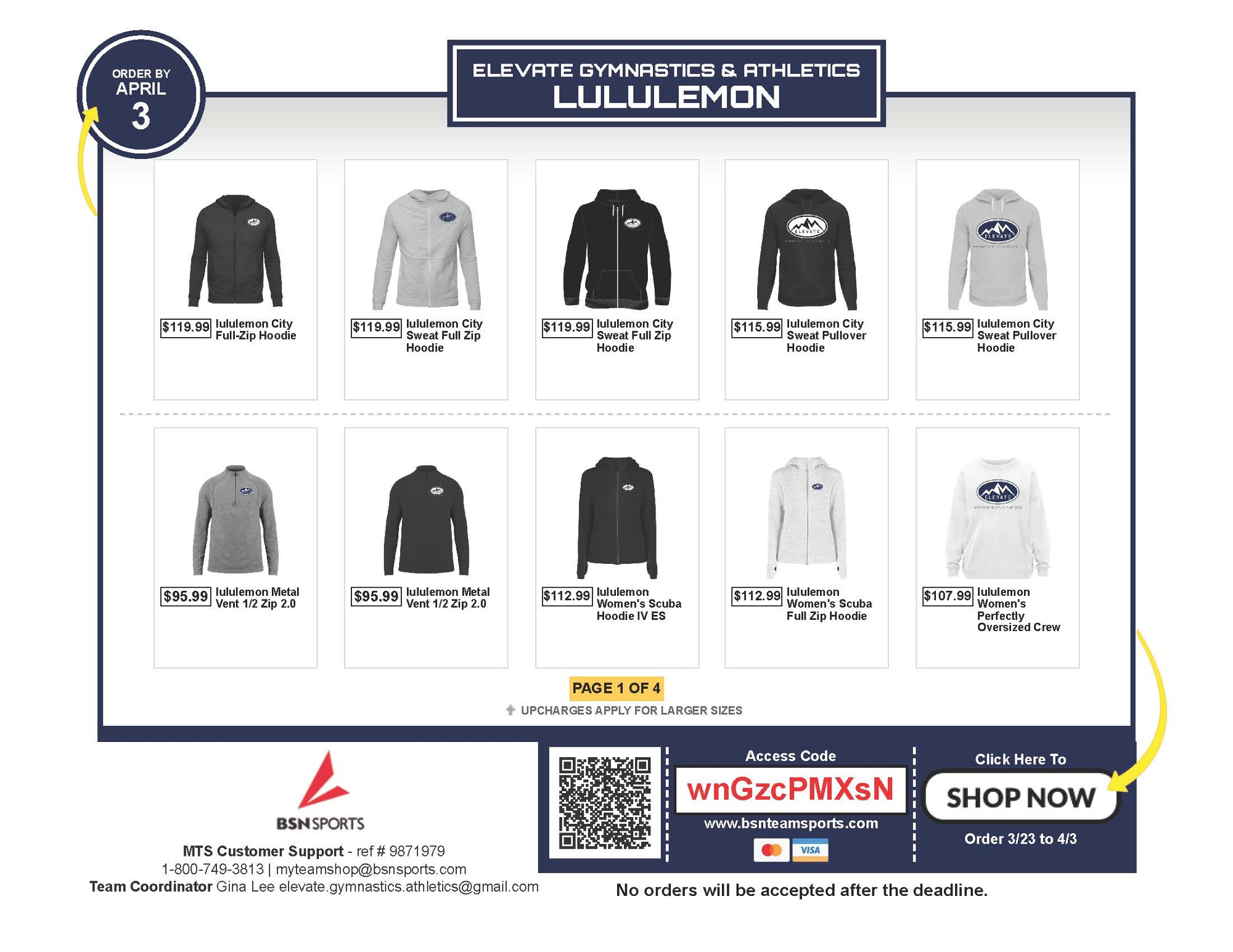 Elevate Apparel - Lululemon Team Store